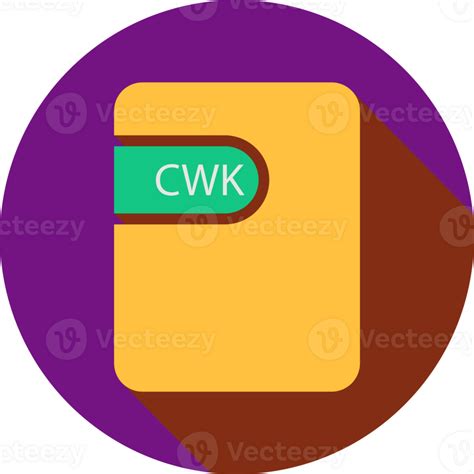 Cwk File Icon Black Shadow With Rounded Corners In Circular Shape 66499905 Png