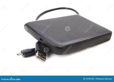 Portable External HDD Stock Photo Image Of Media Background 12706796