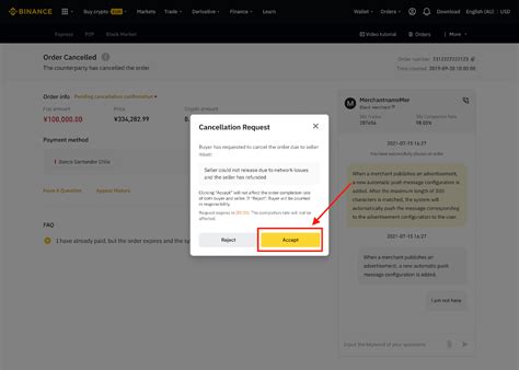 How To Cancel Your Binance P2p Buy Order Binance Support