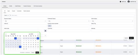 how to list all invoices for a specific month softify apps