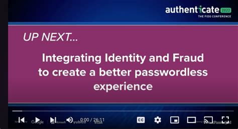 authenticate 2022 integrating identity and fraud authenticate