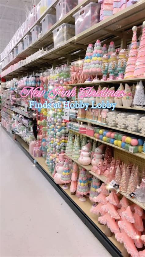 Hobby Lobby Pink Christmas Decorations
