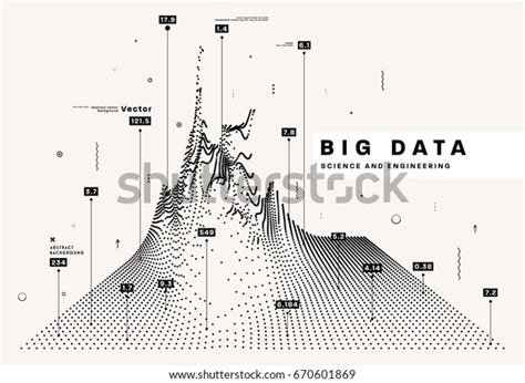 Infographic Big Data Computing Concept Template Stock Vector Royalty