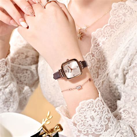 Small Square Watch Ins Niche Design Light Luxury Simple Elegant Summer