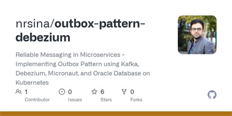 Github Nrsina Outbox Pattern Debezium Reliable Messaging In Microservices Implementing