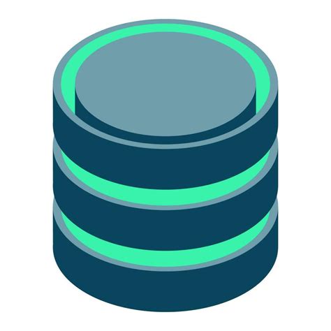 isometric cloud database cloud computing and file cloud storage