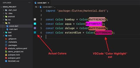 Displaying Wrong Colors In Dart File · Issue 152 · Enyancc Vscode Ext Color Highlight · Github