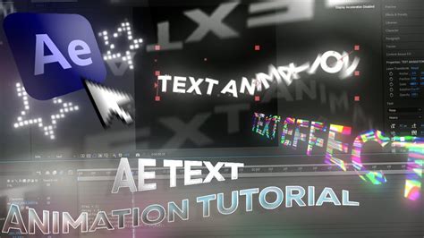 Text Animations And Effects Tutorial After Effects Web Design Tutorials