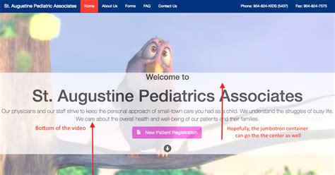 Html Adjust Jumbotron Video Height Stack Overflow