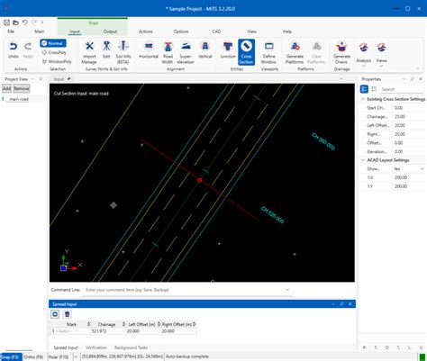 How To Add New Chainage For Road Cross Section Mes Innovation Sdn Bhd