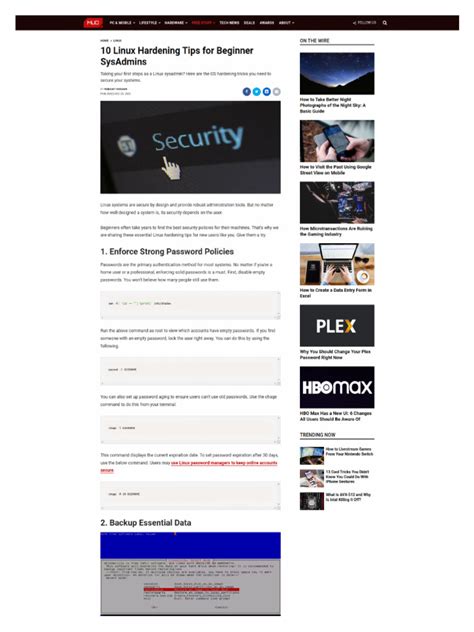 Linux Hardening Tips For Sysadmins Pdf