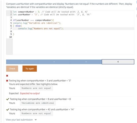 Solved Compare UserNumber With CompareNumber And Display Chegg