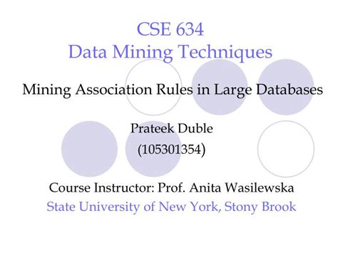 Ppt Cse 634 Data Mining Techniques Powerpoint Presentation Free Download Id 159697