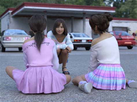 Girls Chatting 2 By Hiroinchiba On Deviantart