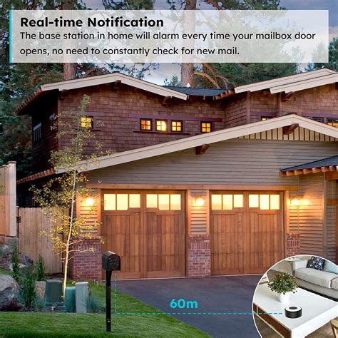 Wireless 200ft Mailbox Alert System Real Time Instant Alarm Easy Diy Install