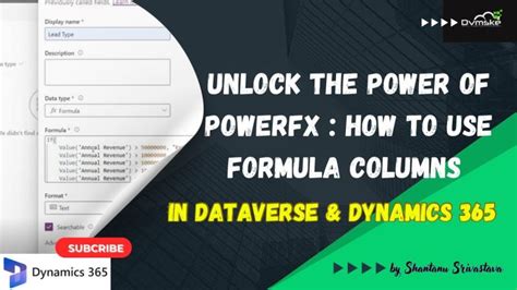 365communityonline On Linkedin How To Use Formula Columns In Dataverse And Dynamics 365 Youtube