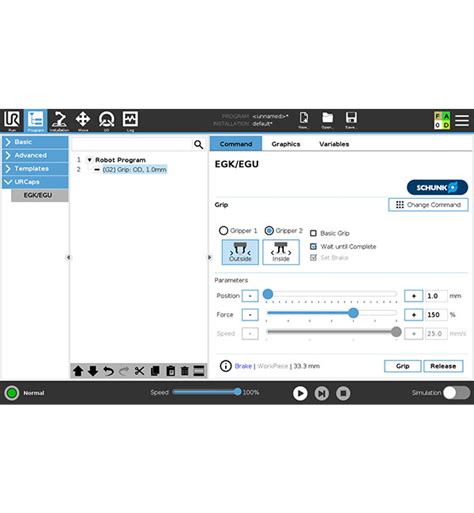 Ur Flexible Universal Gripper Egu By Schunk For Universal Robots