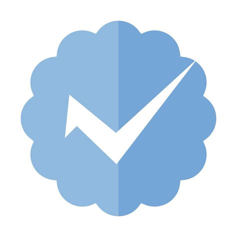 Premium Blue Check Mark Sign Vector Verification Mark 41036795 Vector
