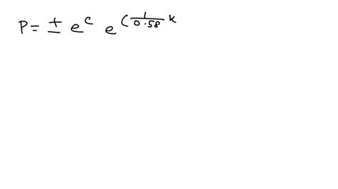 solved the differential equation dp dt models a population that