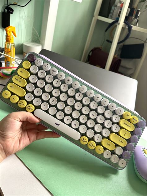 Logitech Pop Mechanical Keyboard Daydream Mint Computers Tech Parts Accessories Computer