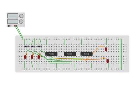 Circuit Design Tam Doğrultucu Devresi Tinkercad