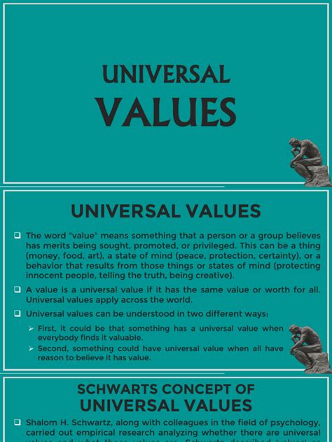 Universal Values Pdf Dignity Psychology