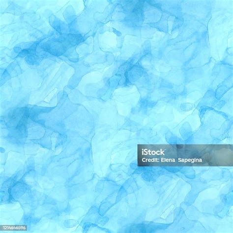 원활한 패턴 추상적 인 배경 파란색 얼룩 연기 파도 물 수채화 다중 색상에 대한 스톡 벡터 아트 및 기타 이미지 다중 색상 대리석 효과 드로잉 Istock