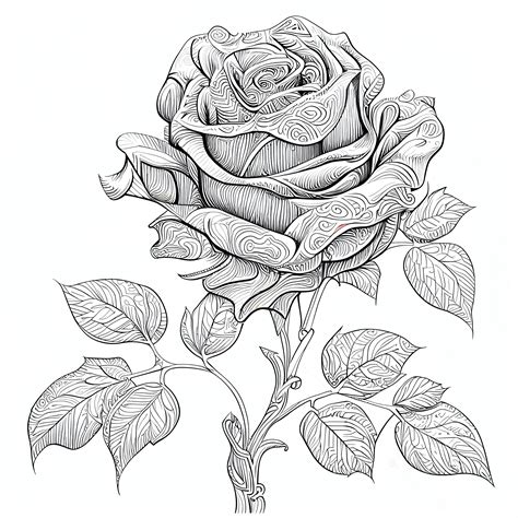 Mandala Roses Coloring Pages [2025]