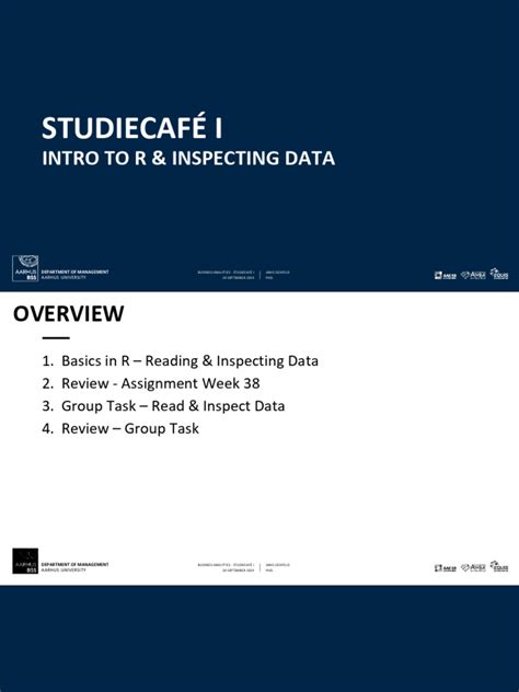 Studiecafé I Reading And Inspecting Data Pdf