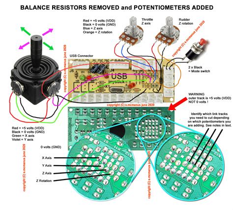 Usb Joystick Controller Board Analog Inputs Masapicks