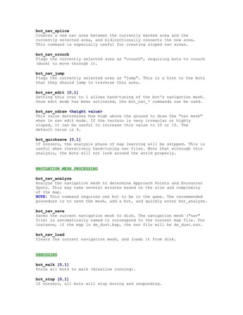 Bot Commands Rtf Technology And Computing
