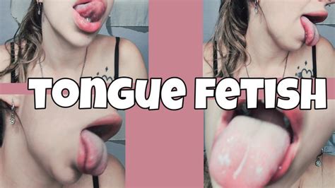 Tongue Fetish Playing Sweetjacque Clips4sale