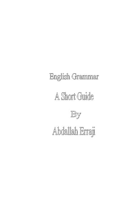 grammar and verb types lecture notes grammar and composition docsity