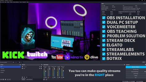 Do Install Obs Studio And Make All Your Settings By Xalionis Fiverr