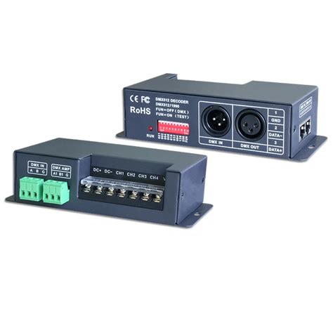 New LTECH Led DMX Decoder DC V DC V A CH A Output Channel RGBW Strip DMX Constant