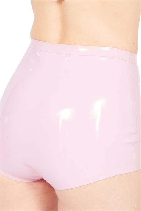 Maison Margiela Latex Underwear In Purple Endource