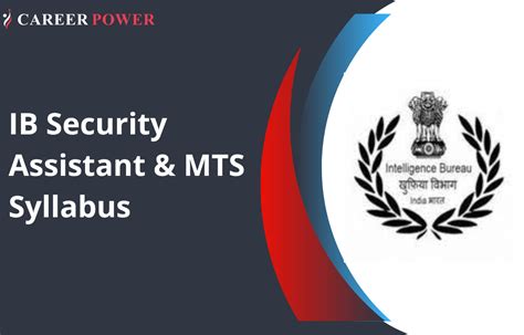 Ib Security Assistant Syllabus And Exam Pattern 2025 For Sa And Mts Posts