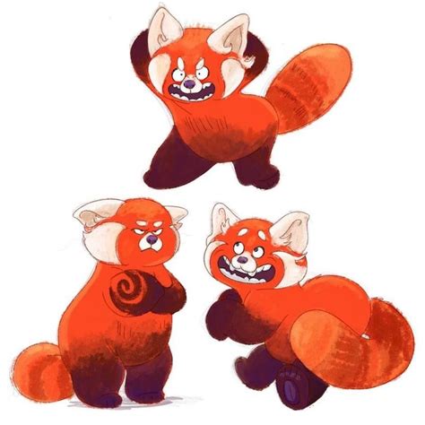 Pin By Aris On Turningred Red Panda Cartoon Red Panda Disney