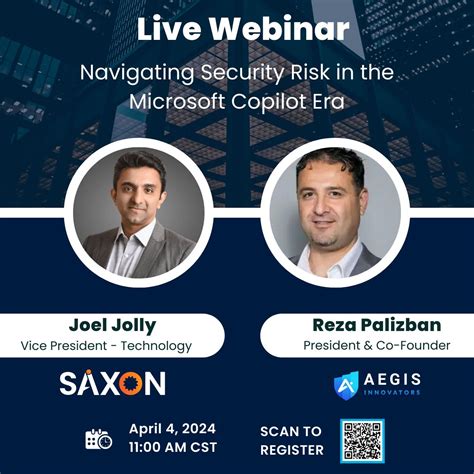 Reza Palizban On Linkedin Ai Cybersecurity Webinar Technology Microsoftcopilot Secureai…
