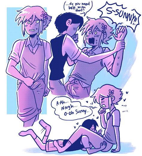 Rule 34 2boys Basil Omori Boner Dialogue Gay Hearts Around Head