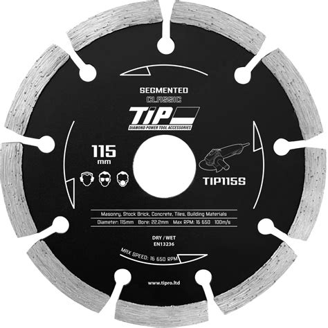 Tip 115mm Segmented Diamond Blade Tip Cashbuild