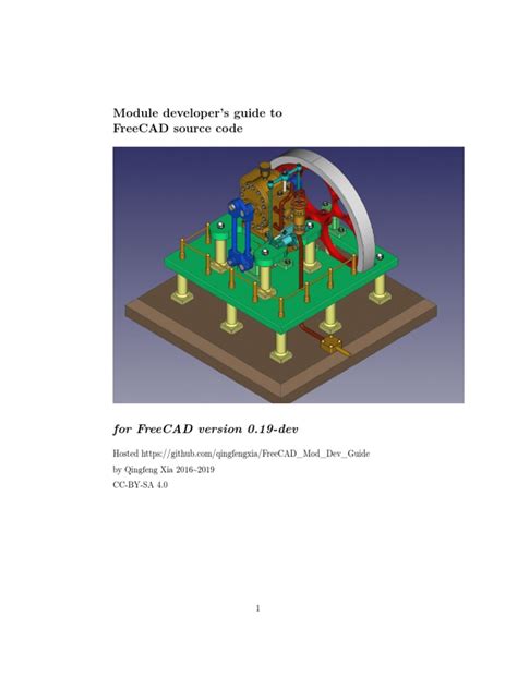 Freecad Mod Dev Guide 20190912 Pdf User Interface Computer File