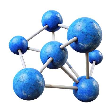 Beautiful Abstract Abstract Network Nodes With Blue Connections