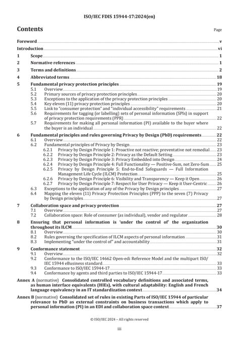 ISO IEC FDIS 15944 17 Information Technology Business Operational View Part 17 Fundamental
