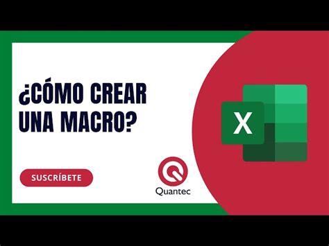 Cómo crear una macro de manera fácil