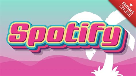 Spotify Holidays Text Effect Generator