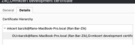 הוספת ssl certificate לסביבת פיתוח אינטרנט ישראל