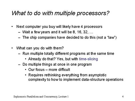 A Sophomoric Introduction To Sharedmemory Parallelism And Concurrency