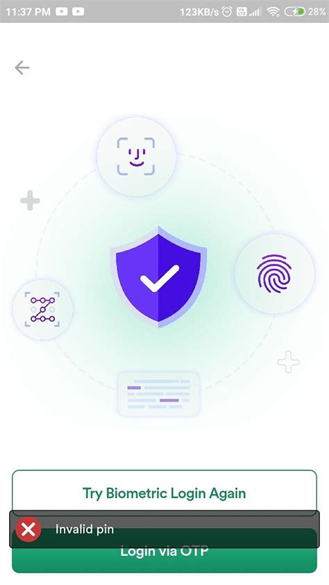 Biometric Logging Error Request Attention 👀 Madefortrade
