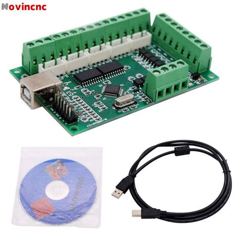 برد کنترلر Cnc پنج محور Usb Mach3 با خروجی 100khz فروشگاه نوین سی ان سی